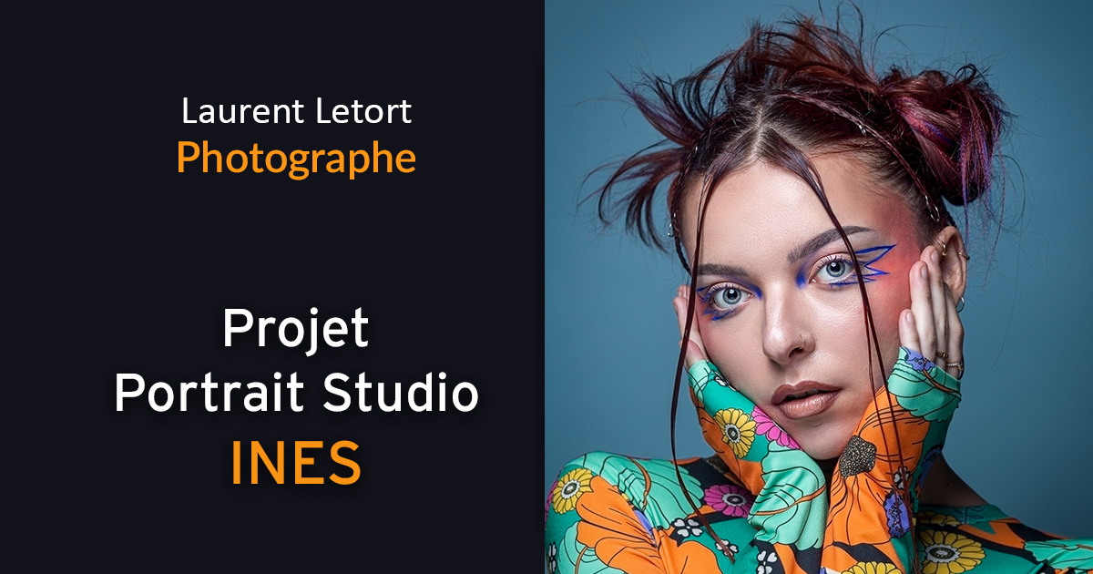 Shooting Portrait Studio Créatif à Nantes – Inès | Laurent Letort